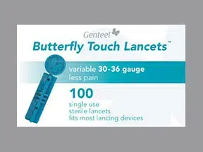 Cupón y precio de Genteel Butterfly Touch Lancet | Ahorre al instante ...
